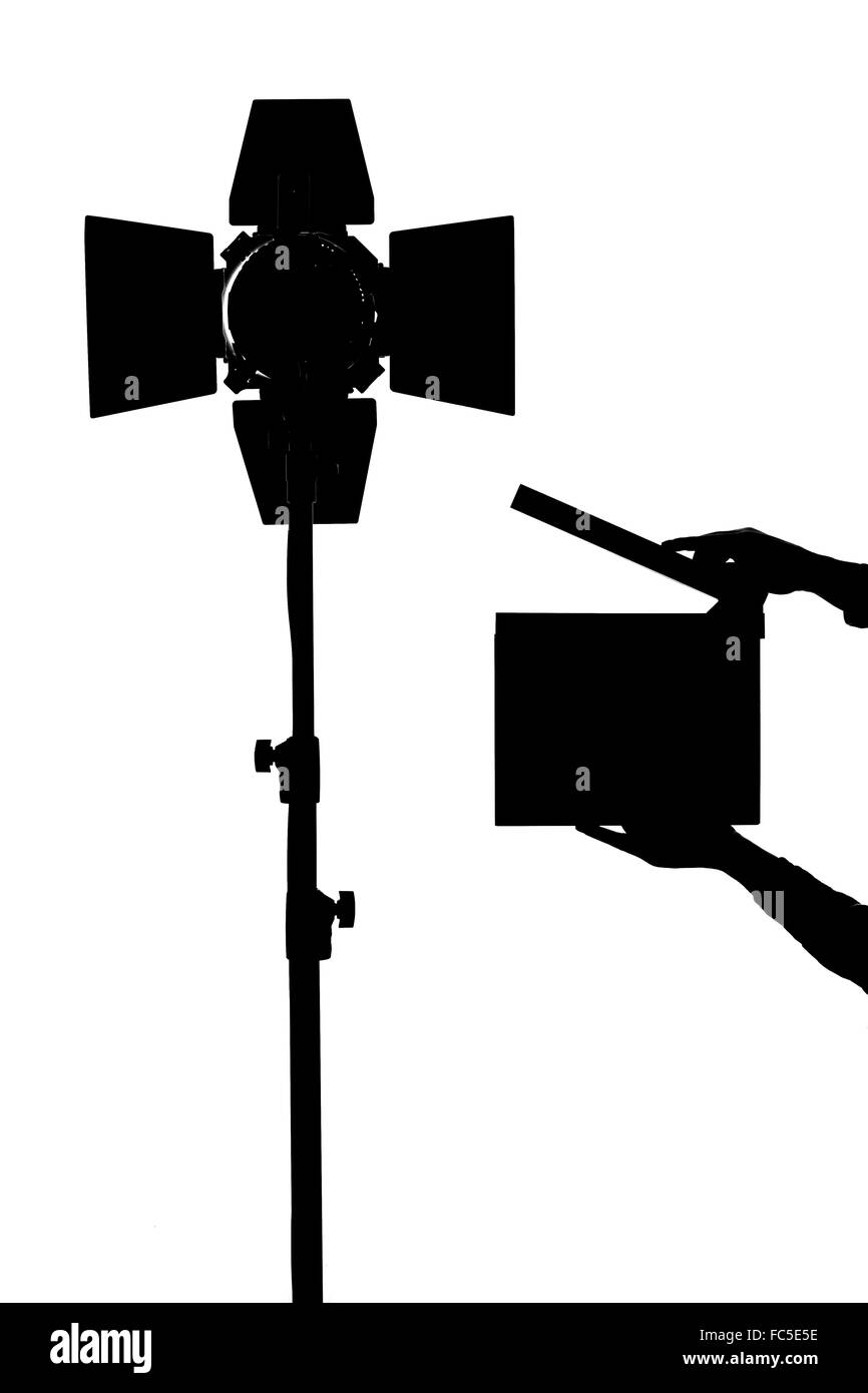 Cameraman silhouette Cut Out Stock Images & Pictures - Alamy