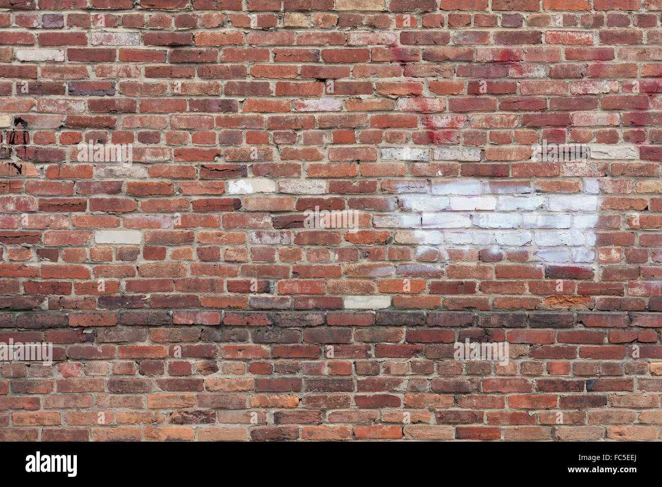 Urban city historic brick wall background Stock Photo - Alamy