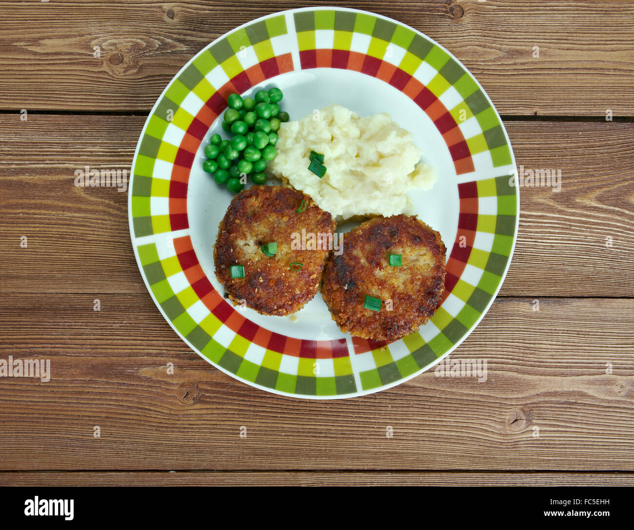 Cotelettes de poulet Pojarski Stock Photo - Alamy