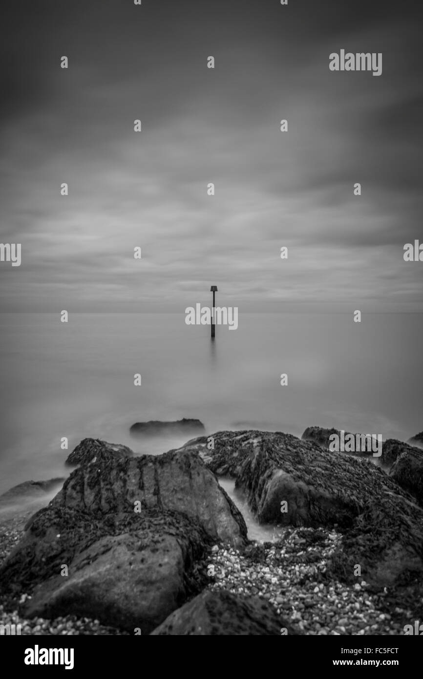 North sea coastal landscape Black and White Stock Photos & Images - Alamy