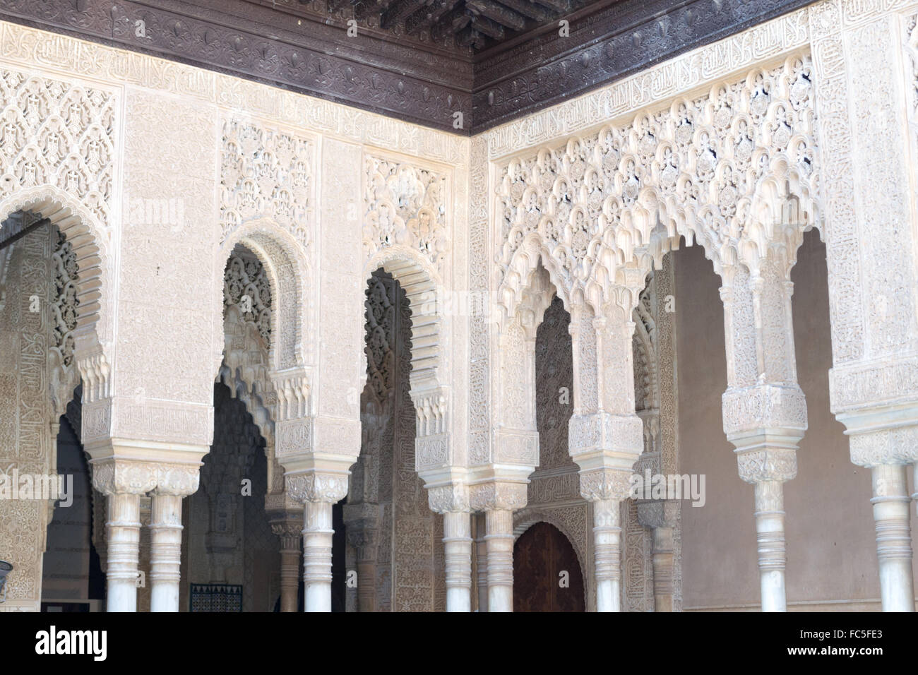 Corner with arches and columns Stock Photo - Alamy