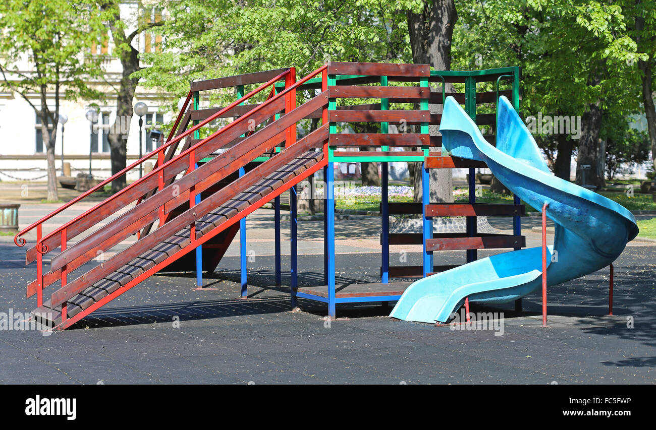 Playground slide hi-res stock photography and images - Alamy