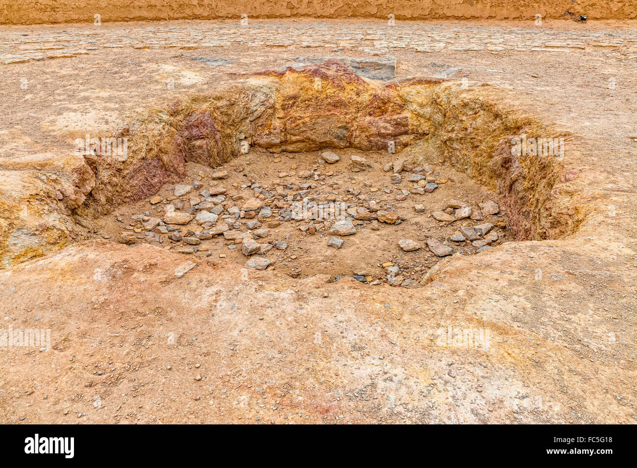 Tower of Silence central pit Stock Photo - Alamy
