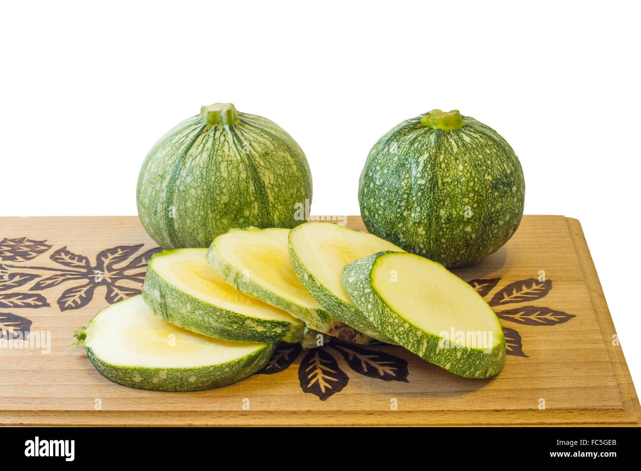 Round zucchini Stock Photo - Alamy