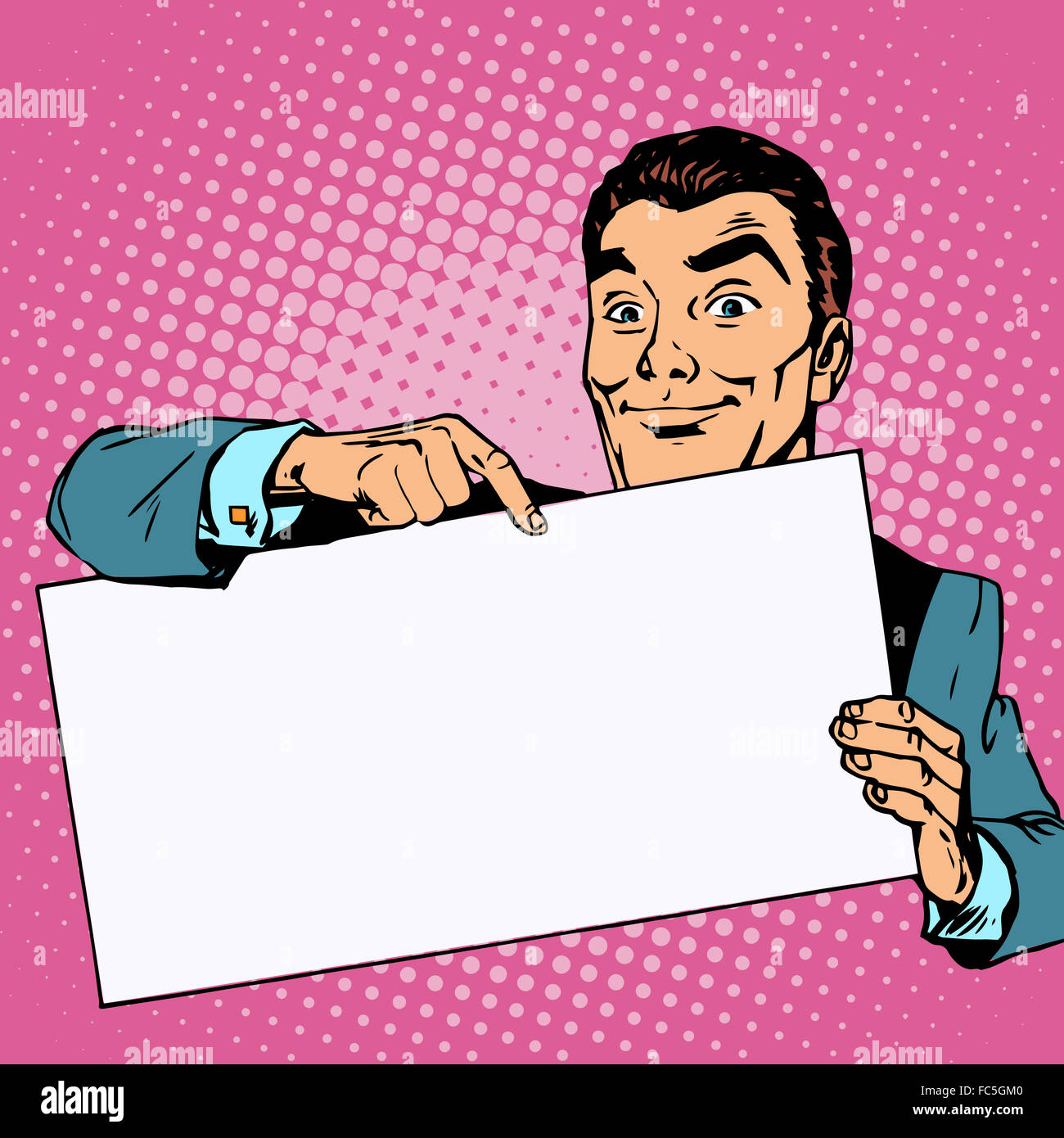 Advertising man hi-res stock photography and images - Alamy