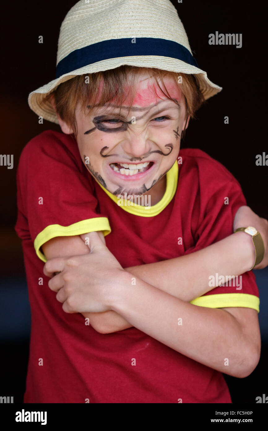 Close Up Grumpy Pirate Boy High Resolution Stock Photography and Images ...