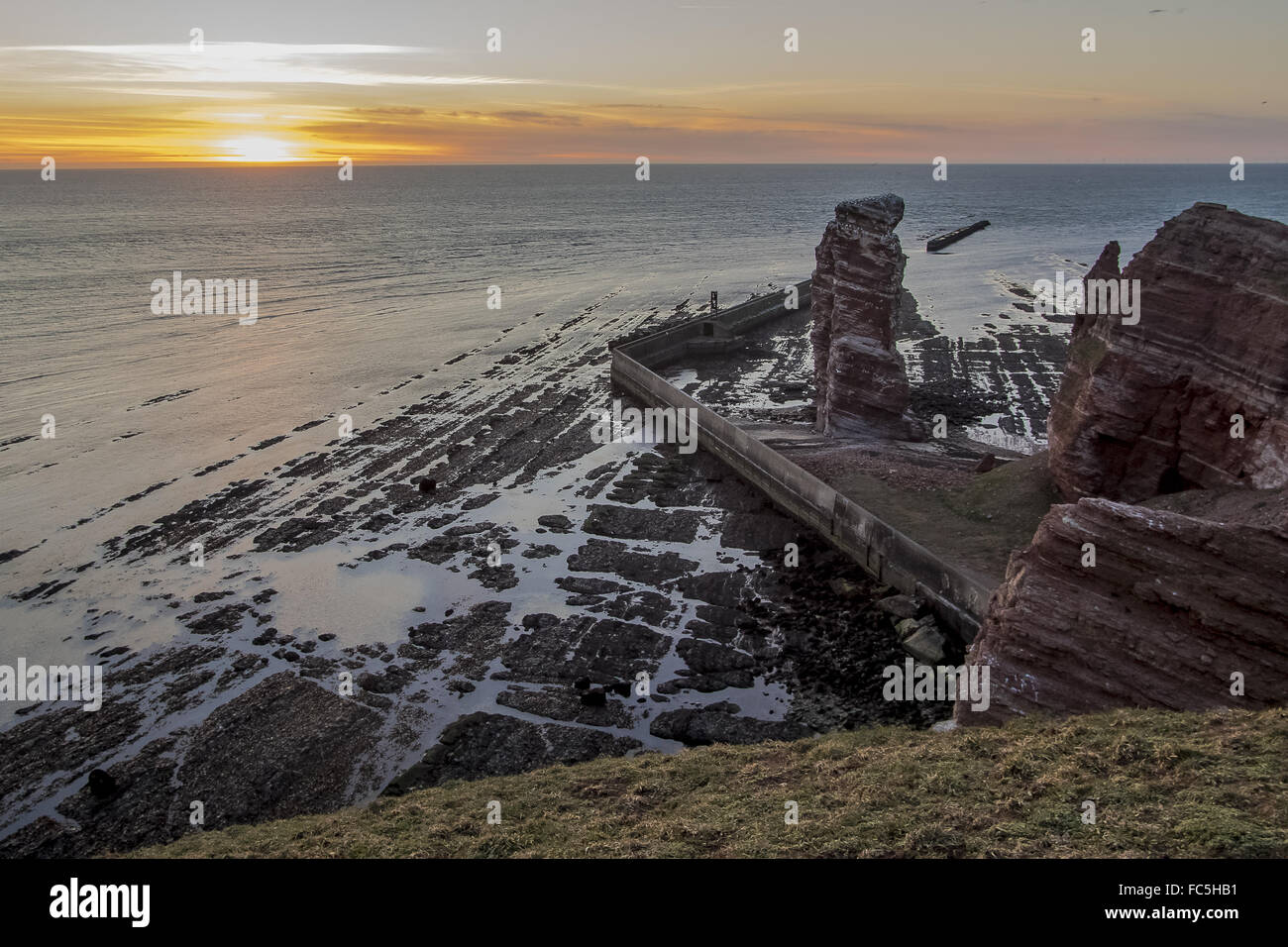 Sunset at the Langen Anna Stock Photo - Alamy