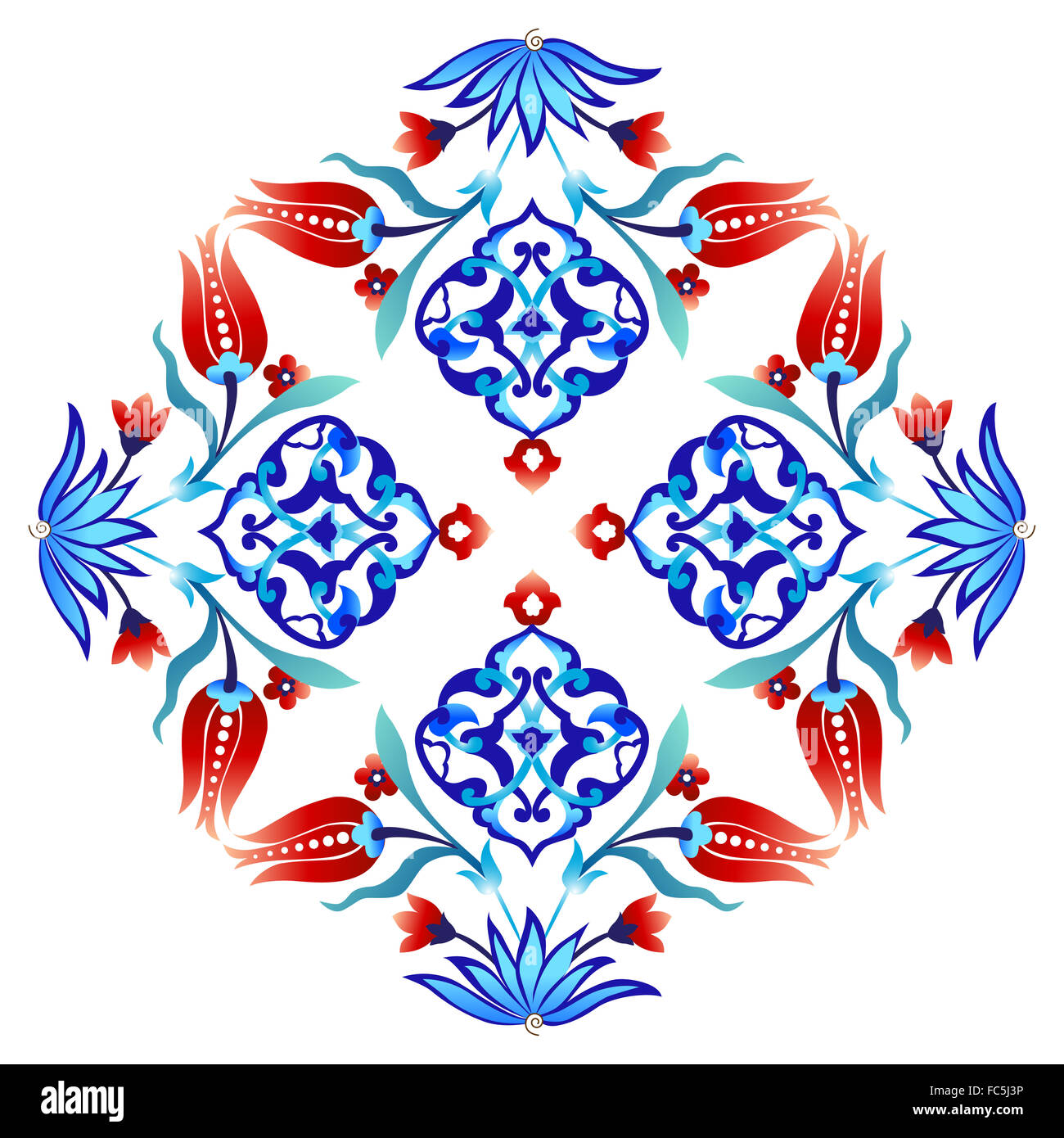 Ottoman tulips three Stock Photo - Alamy