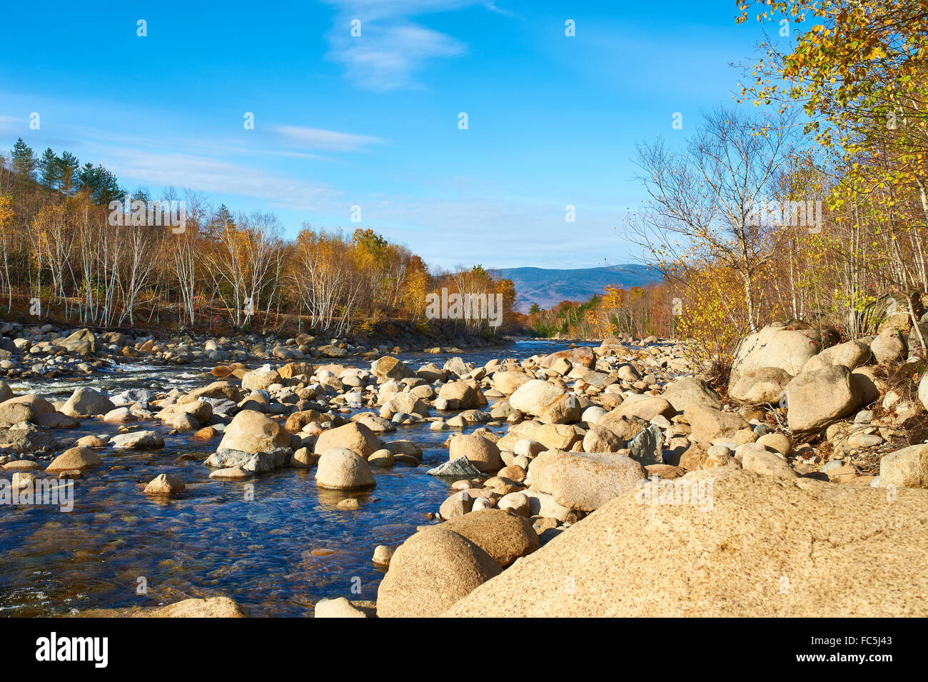 Swift River at autumn Stock Photo - Alamy