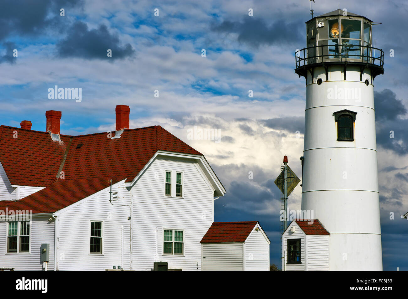 Chatham Lighthouse at Cape Cod Stock Photo - Alamy