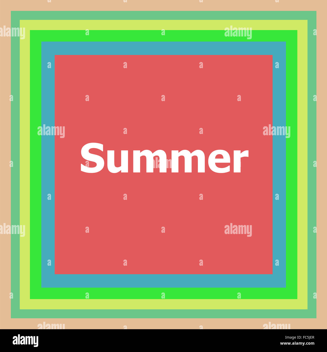 word Summer on abstract background Stock Photo - Alamy