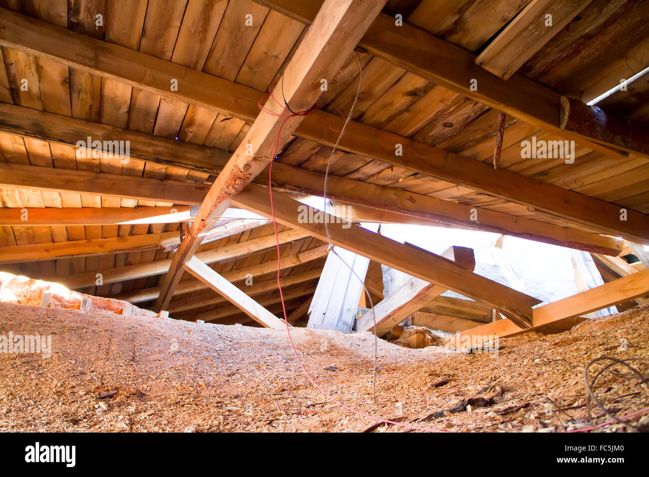 house with the collapsed roof Stock Photo - Alamy
