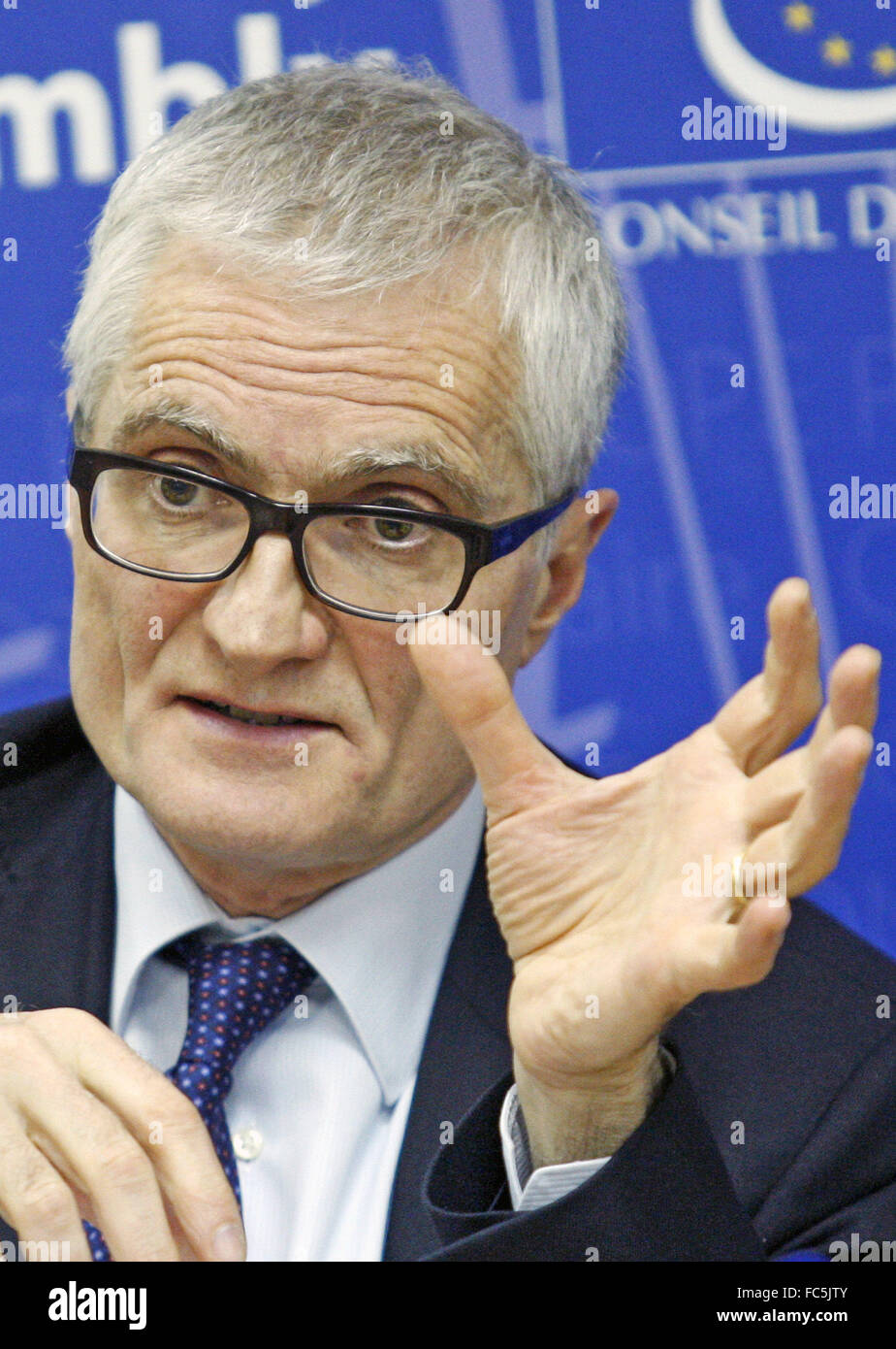 Kiev, Ukraine. 20th Jan, 2016. Rapporteur of the Parliamentary Assembly ...