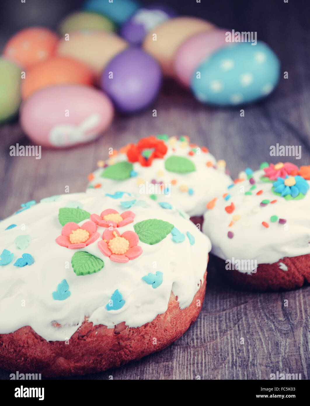 Sweet easter cake Stock Photo - Alamy