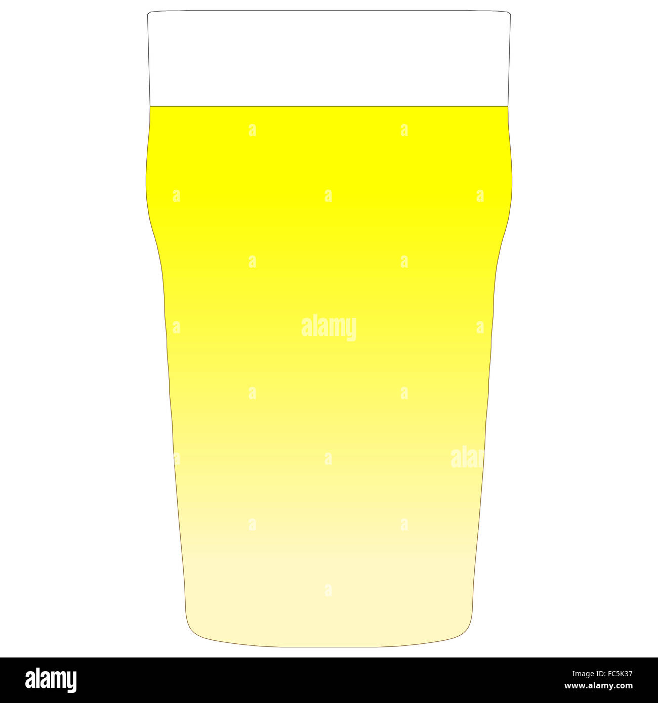 A pint of lager Stock Photo - Alamy