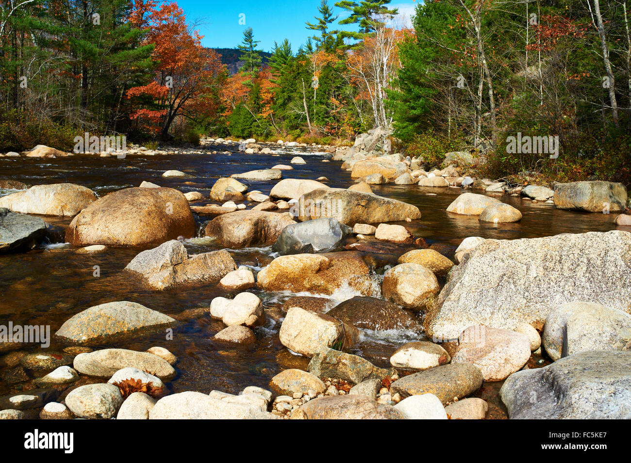 Swift River at autumn Stock Photo - Alamy
