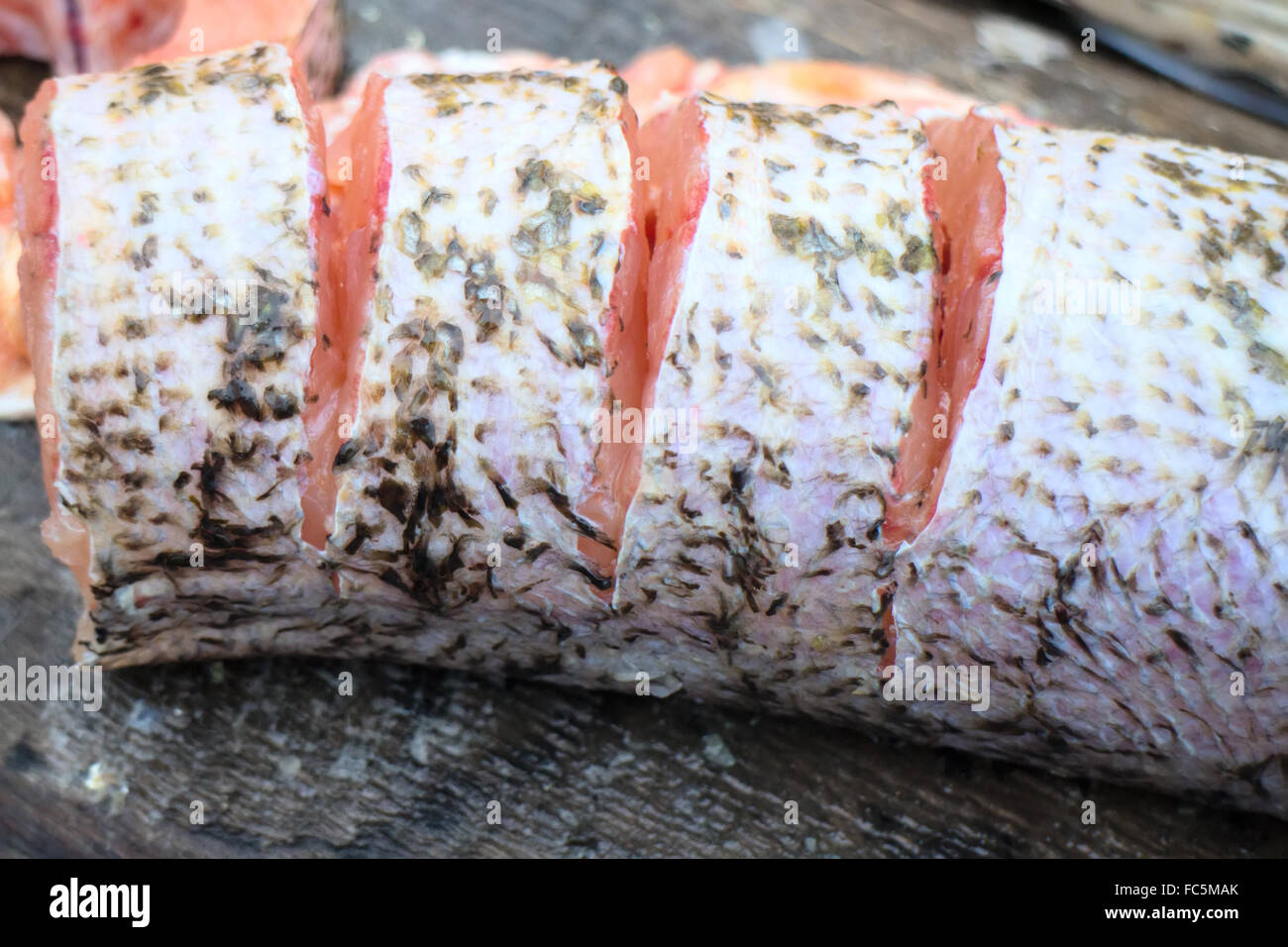 Pike fish meat for cooking Stock Photo - Alamy