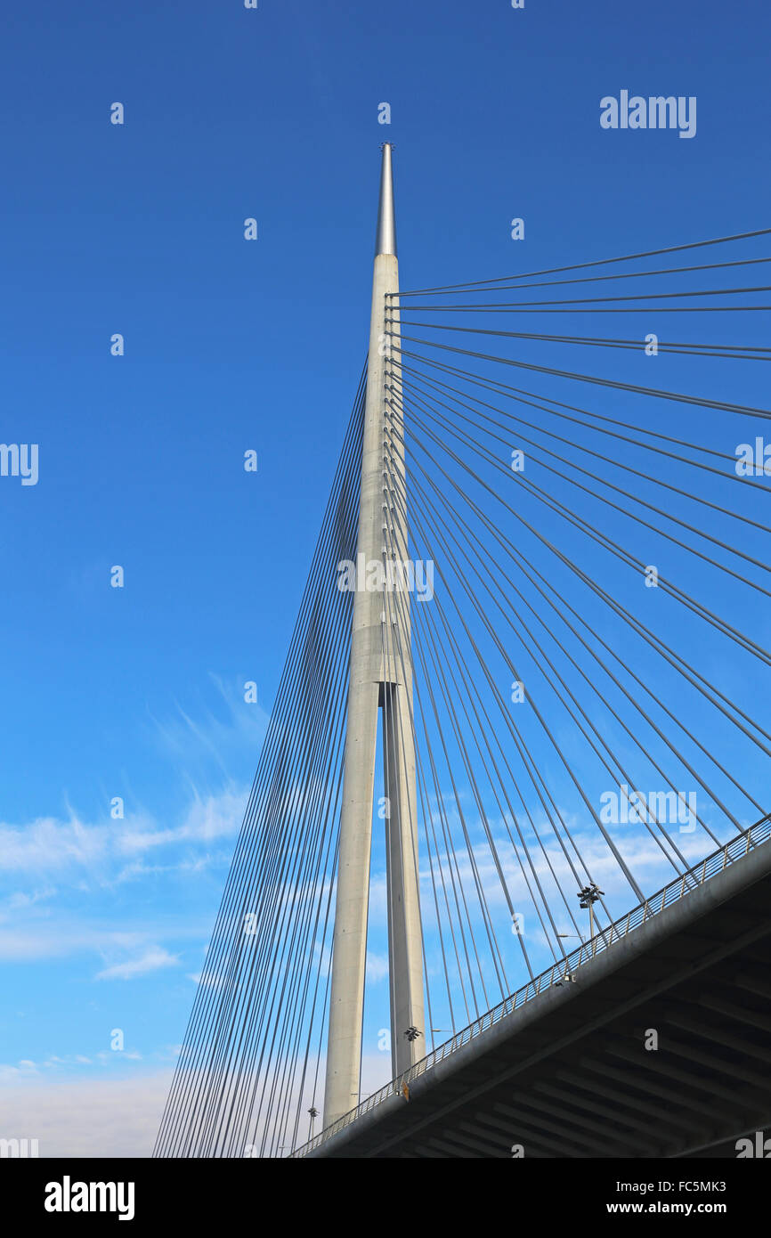 Ada Bridge Belgrade Stock Photo - Alamy