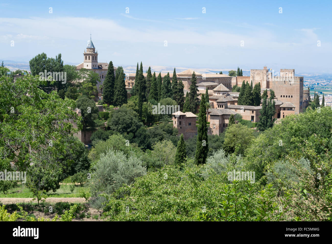 Nazari palaces view Stock Photo - Alamy
