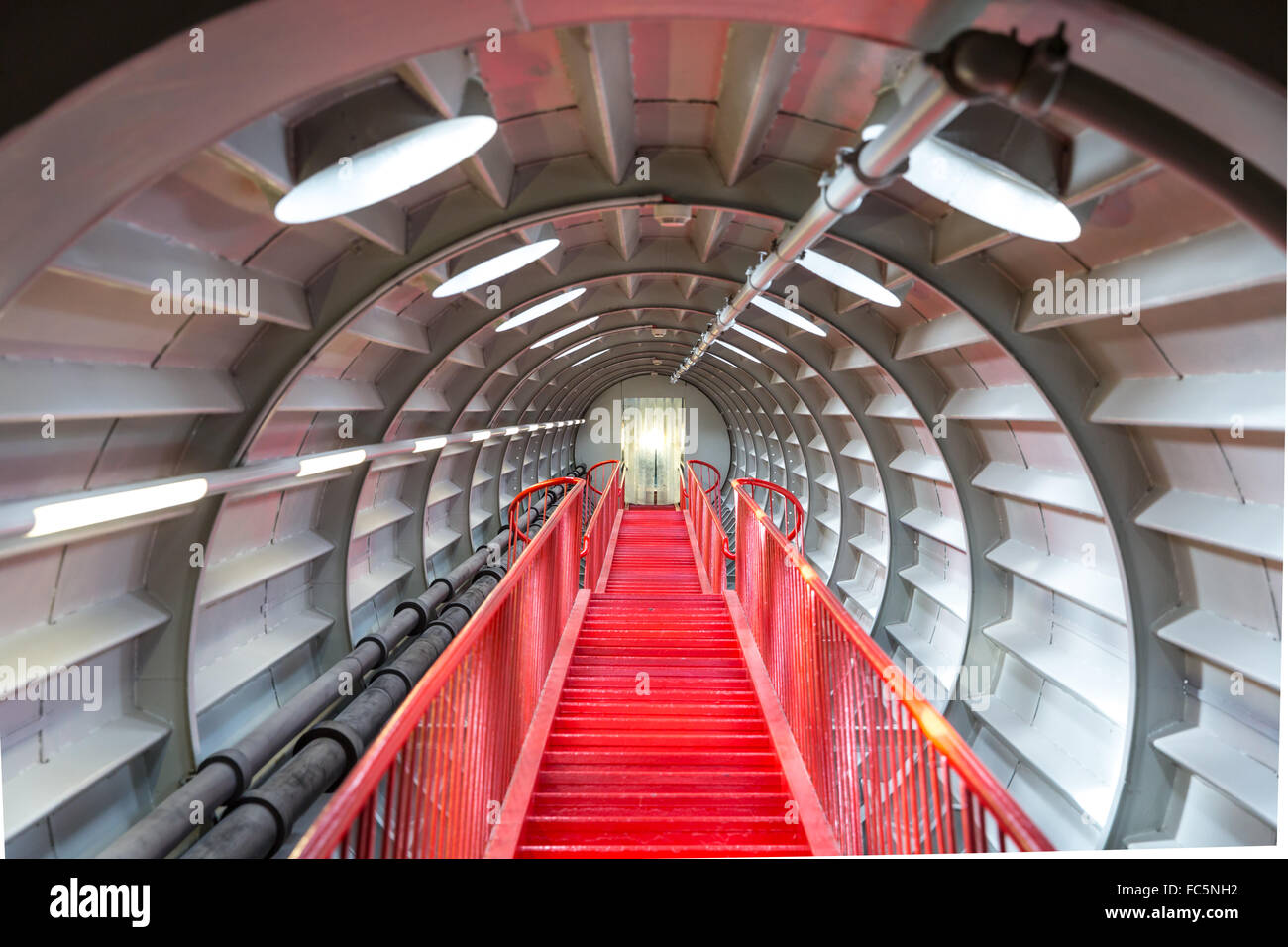 Red stairway sucessful concept Stock Photo - Alamy
