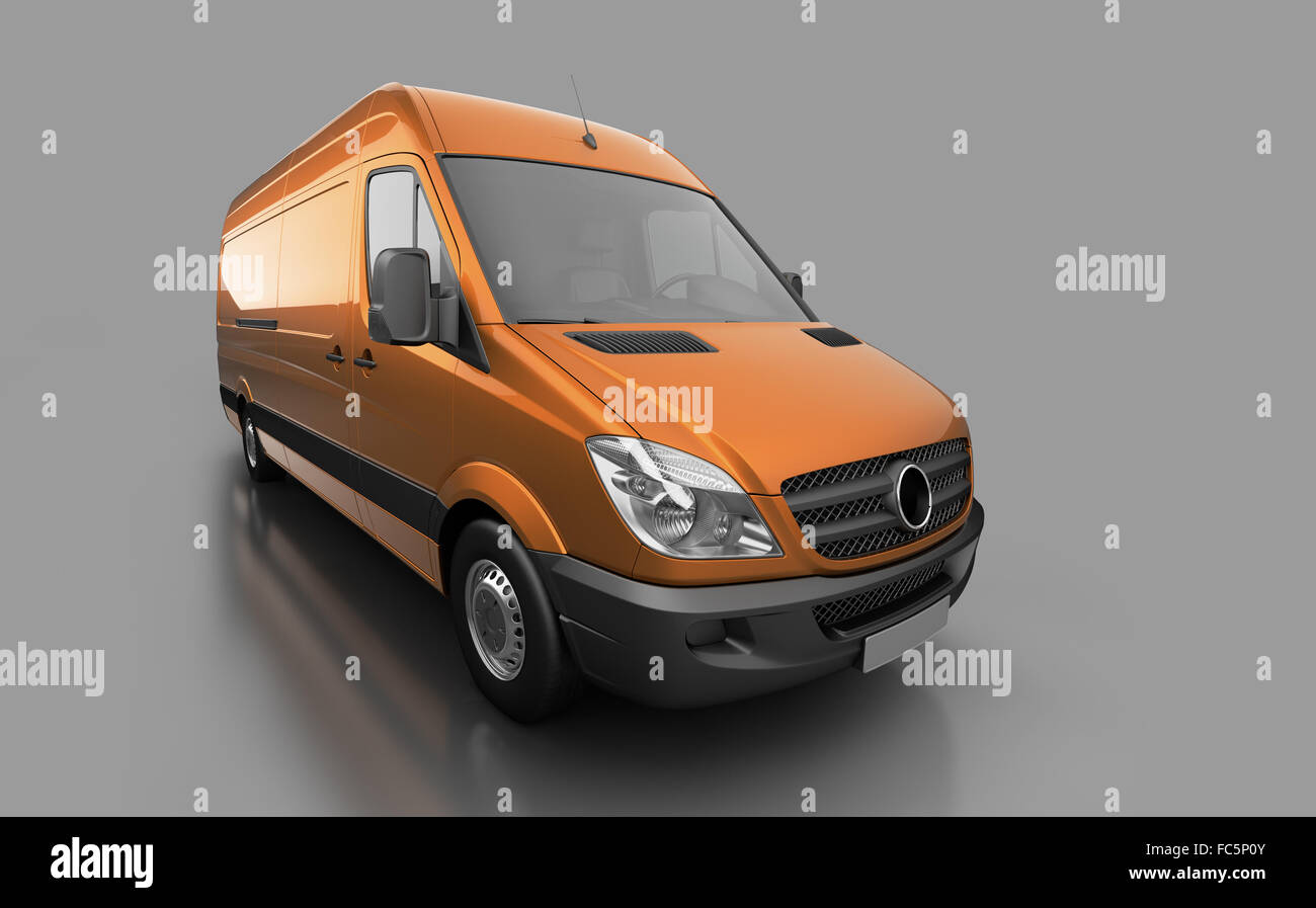 Delivery service van Stock Photo - Alamy