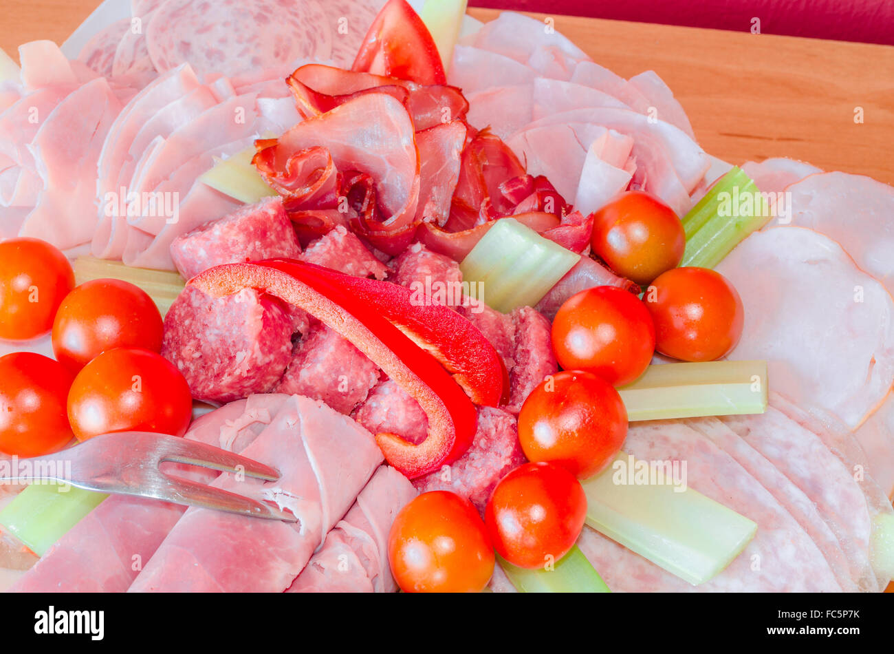 Meat plate hi-res stock photography and images - Alamy