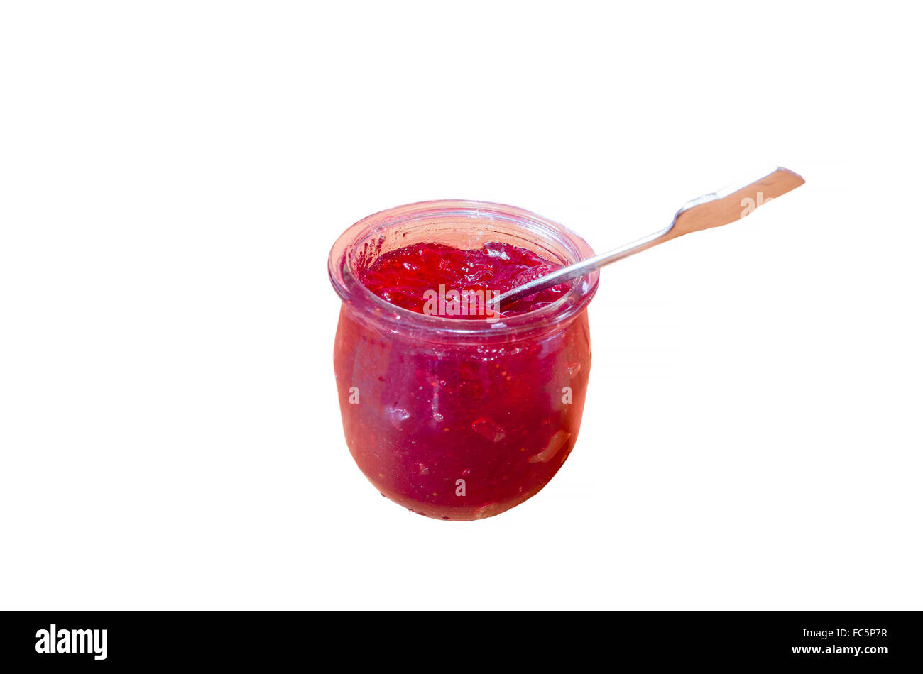 Jam jar isolated Stock Photo - Alamy