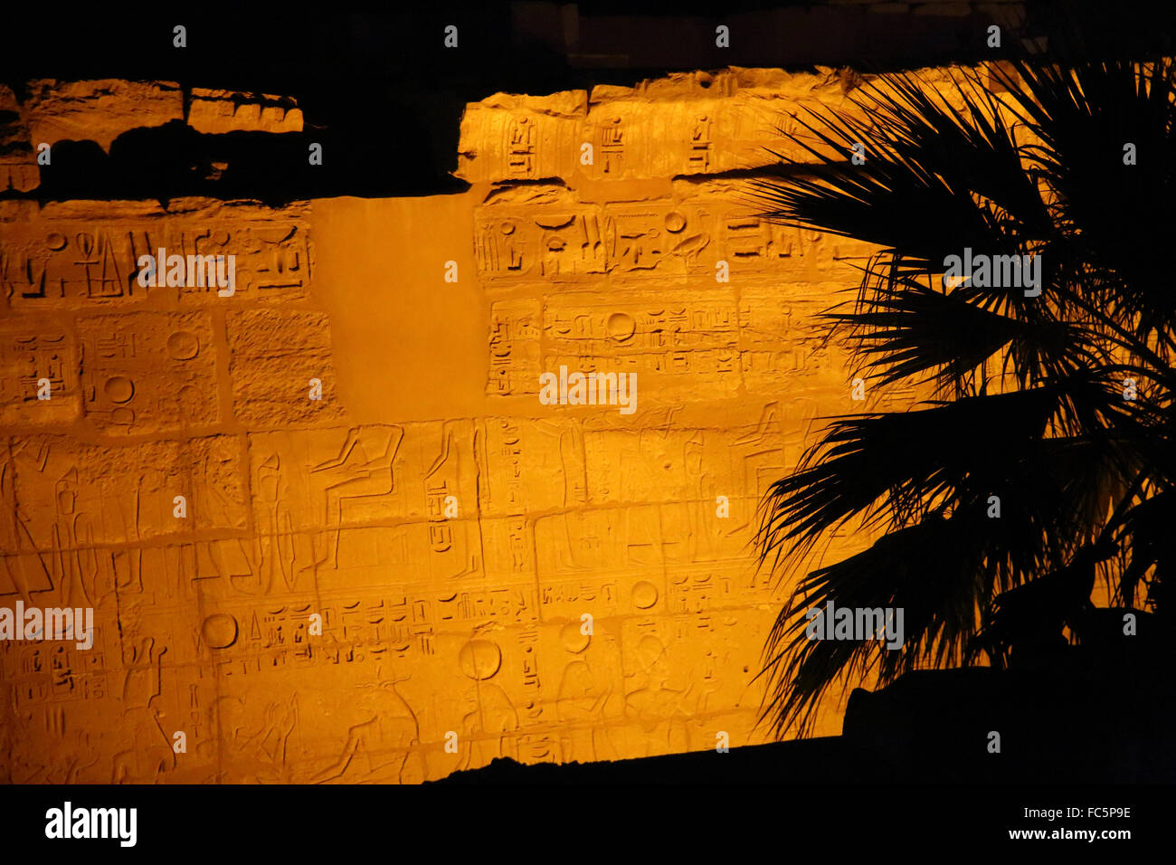 Temple at night Stock Photo - Alamy