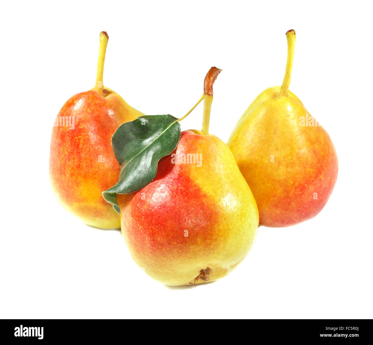 Three ripe pears Stock Photo - Alamy