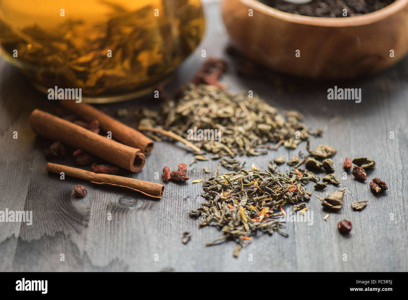 berries tea Stock Photo - Alamy