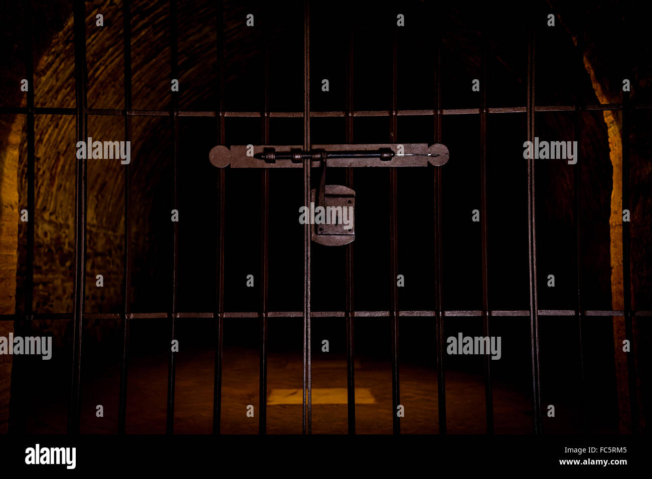 Medieval Jail Entrance Stock Photo - Alamy