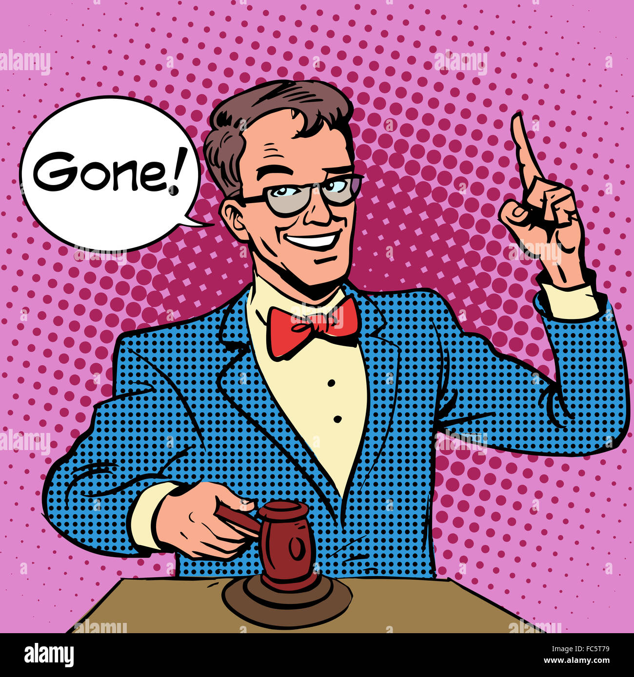 Auctioneer antiques hi-res stock photography and images - Alamy