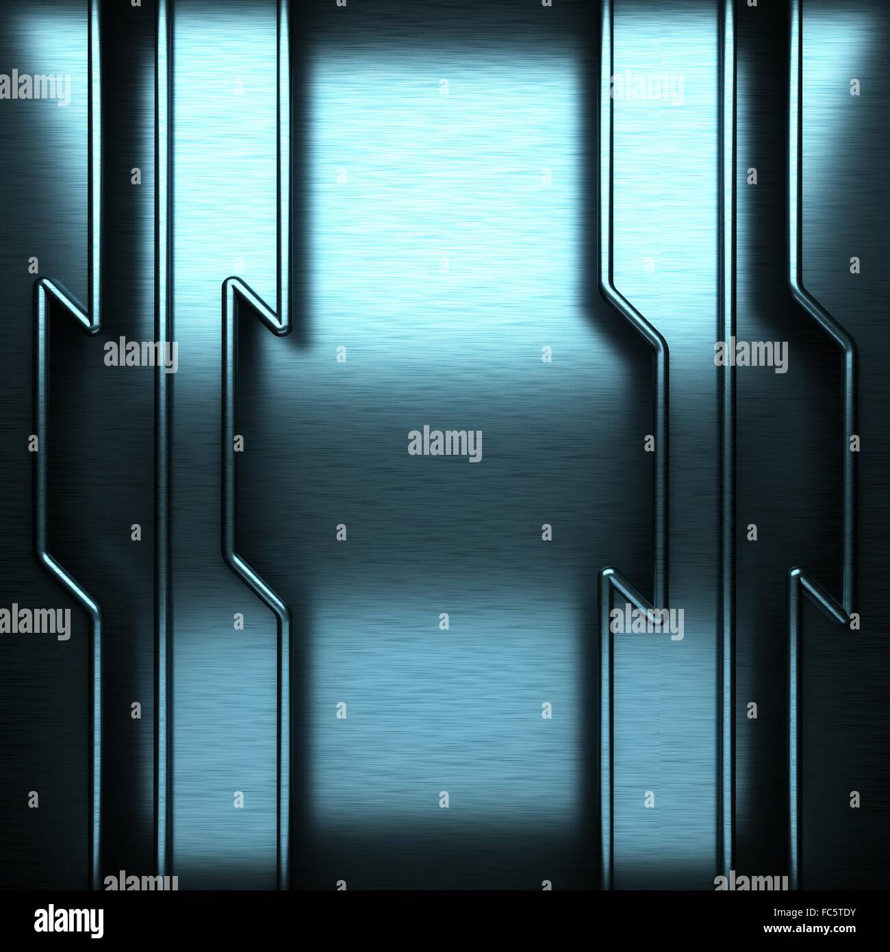 blue brushed metal background Stock Photo - Alamy