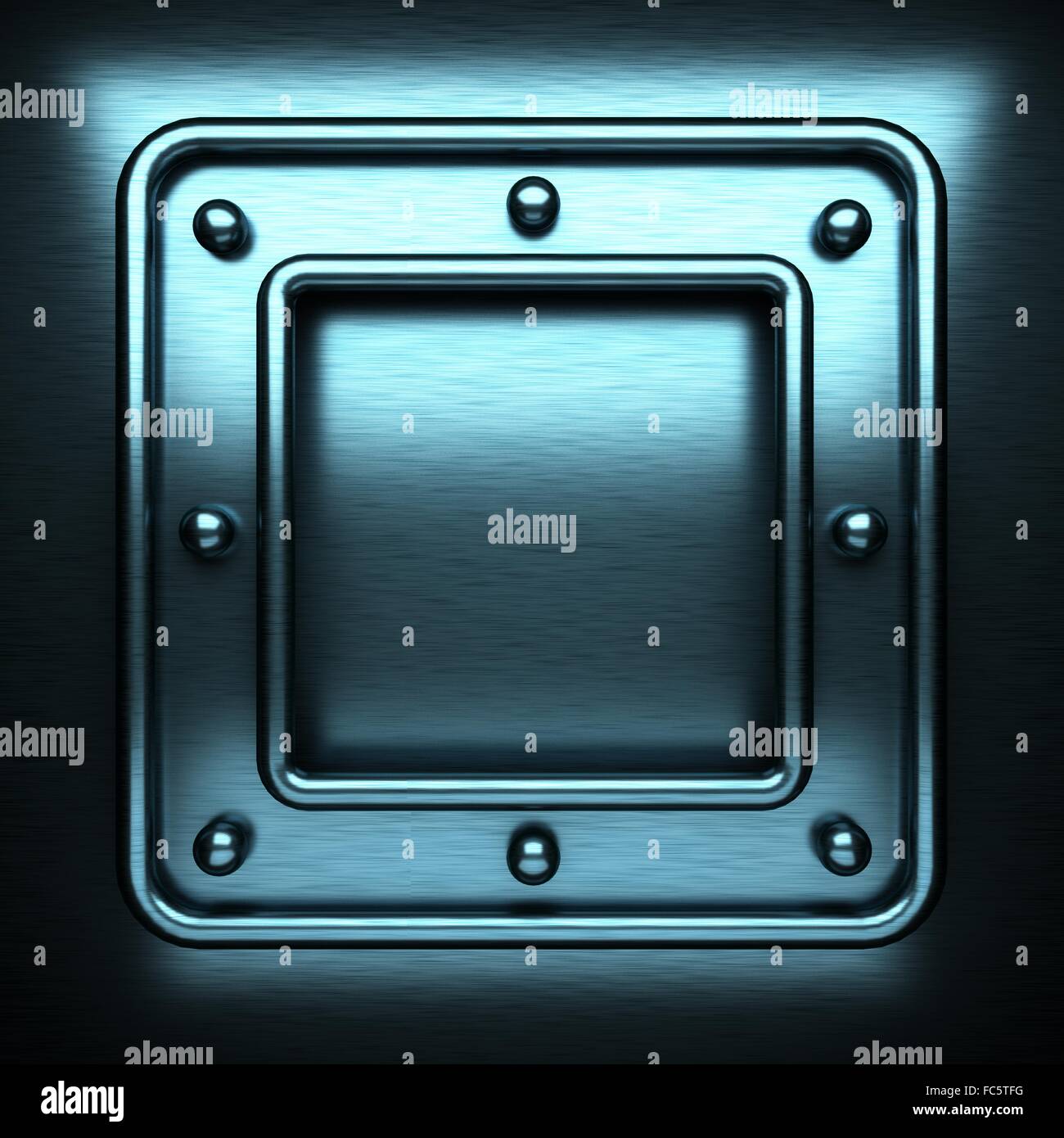 blue brushed metal background Stock Photo - Alamy