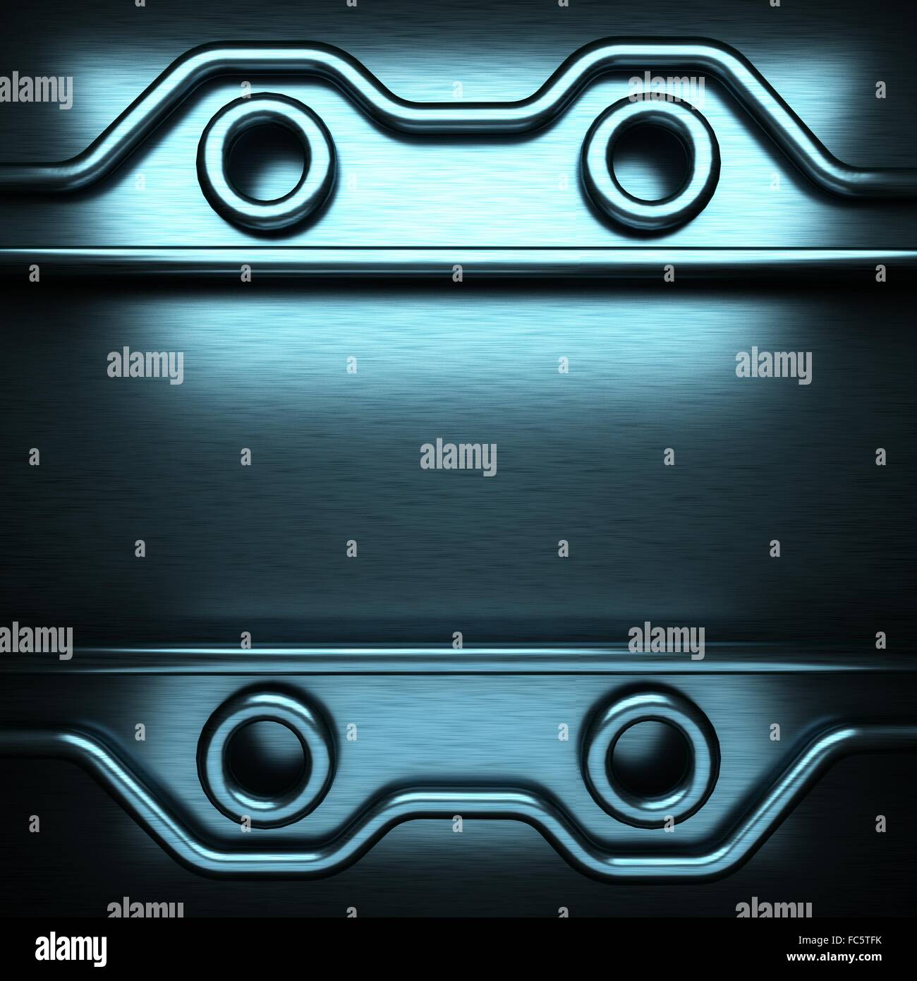 blue brushed metal background Stock Photo - Alamy