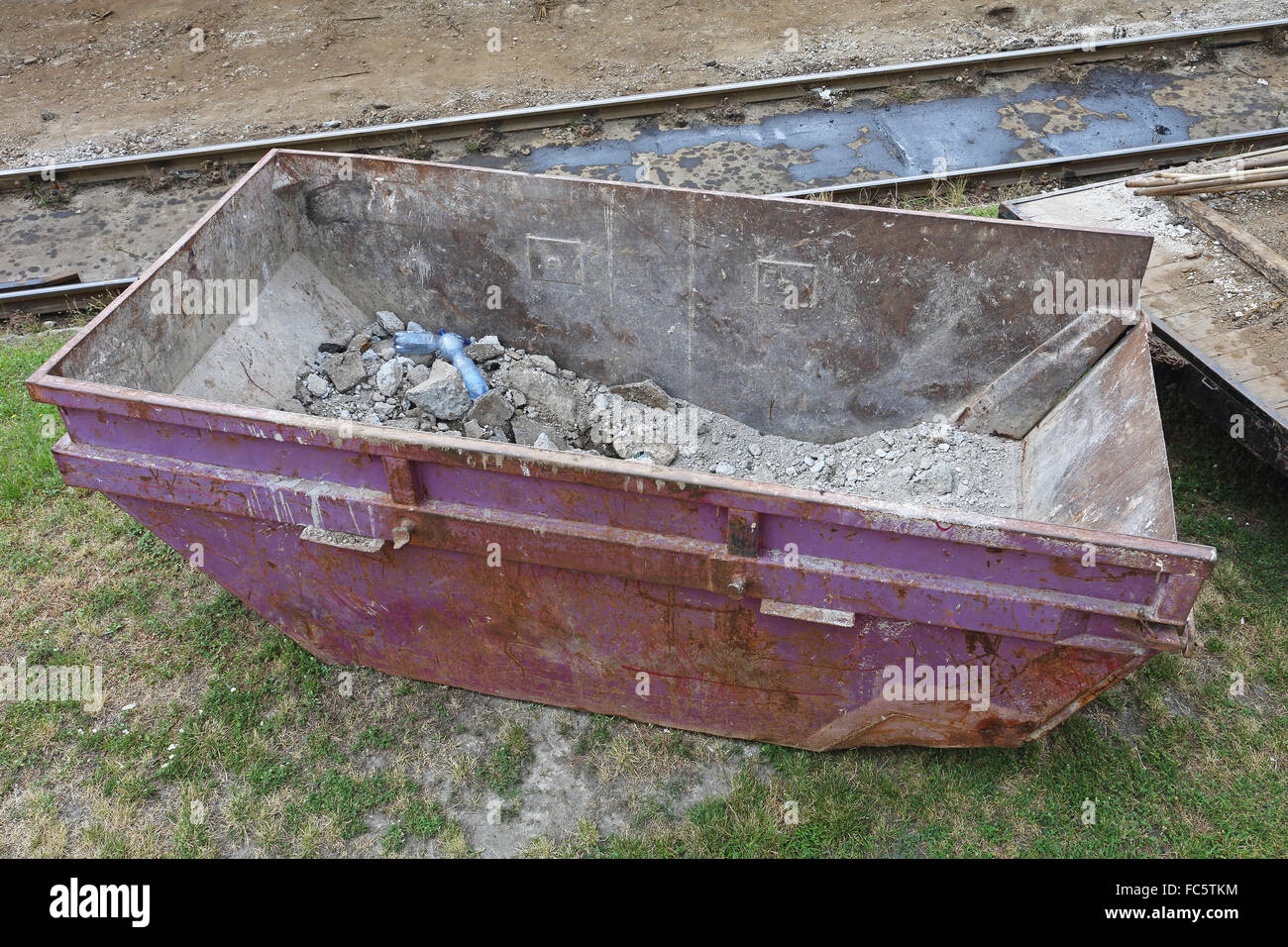 Industrial waste container hi-res stock photography and images - Alamy