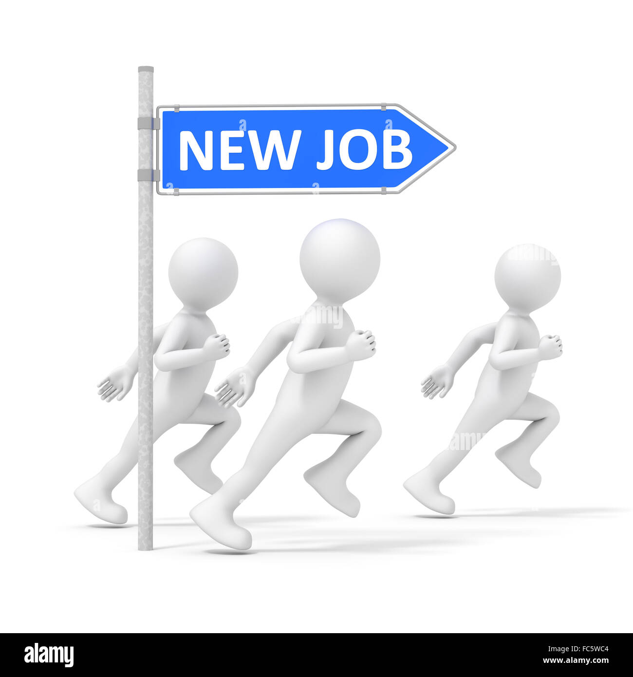 New job road sign hi-res stock photography and images - Alamy