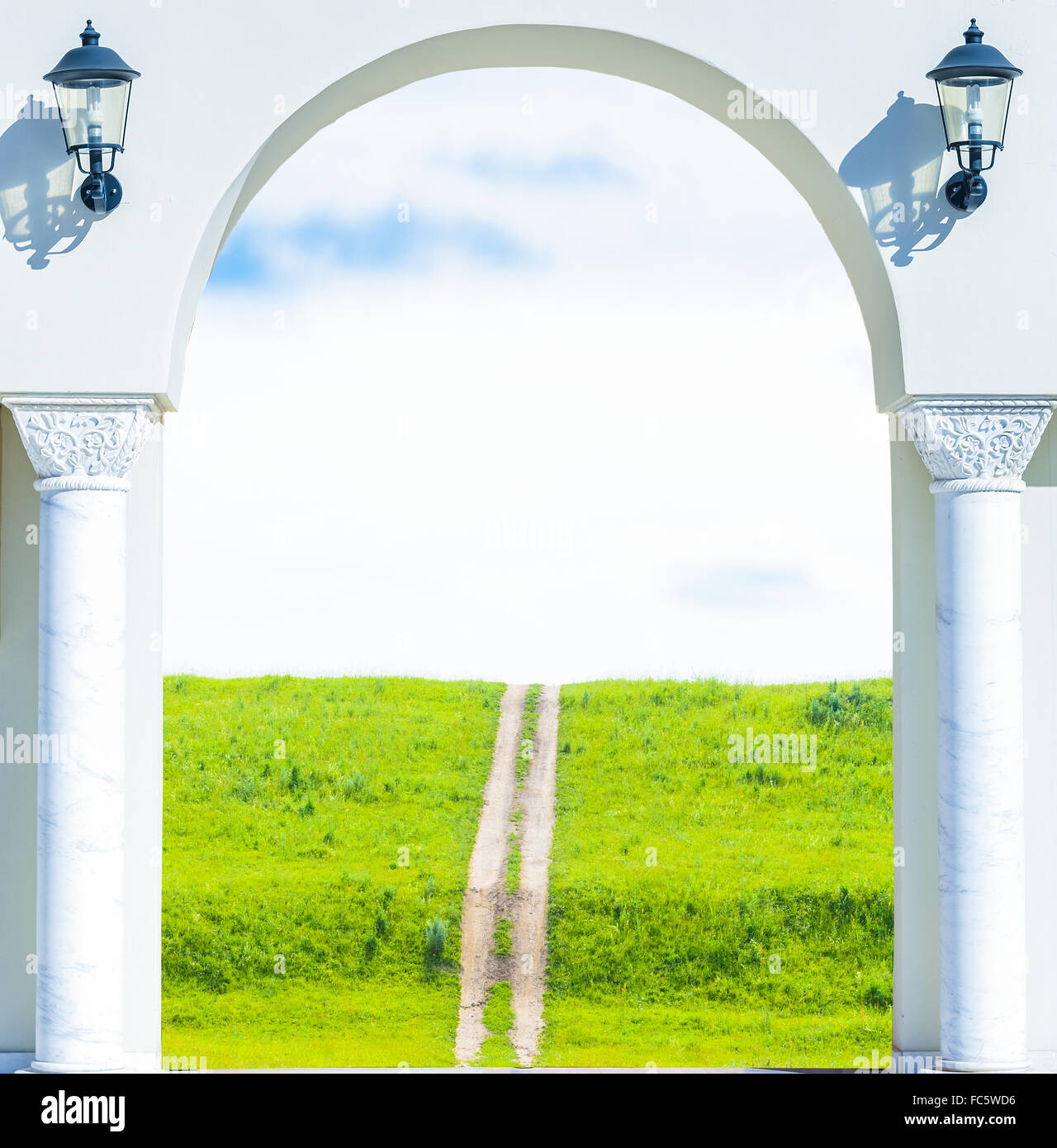 arch in the fortress Stock Photo - Alamy