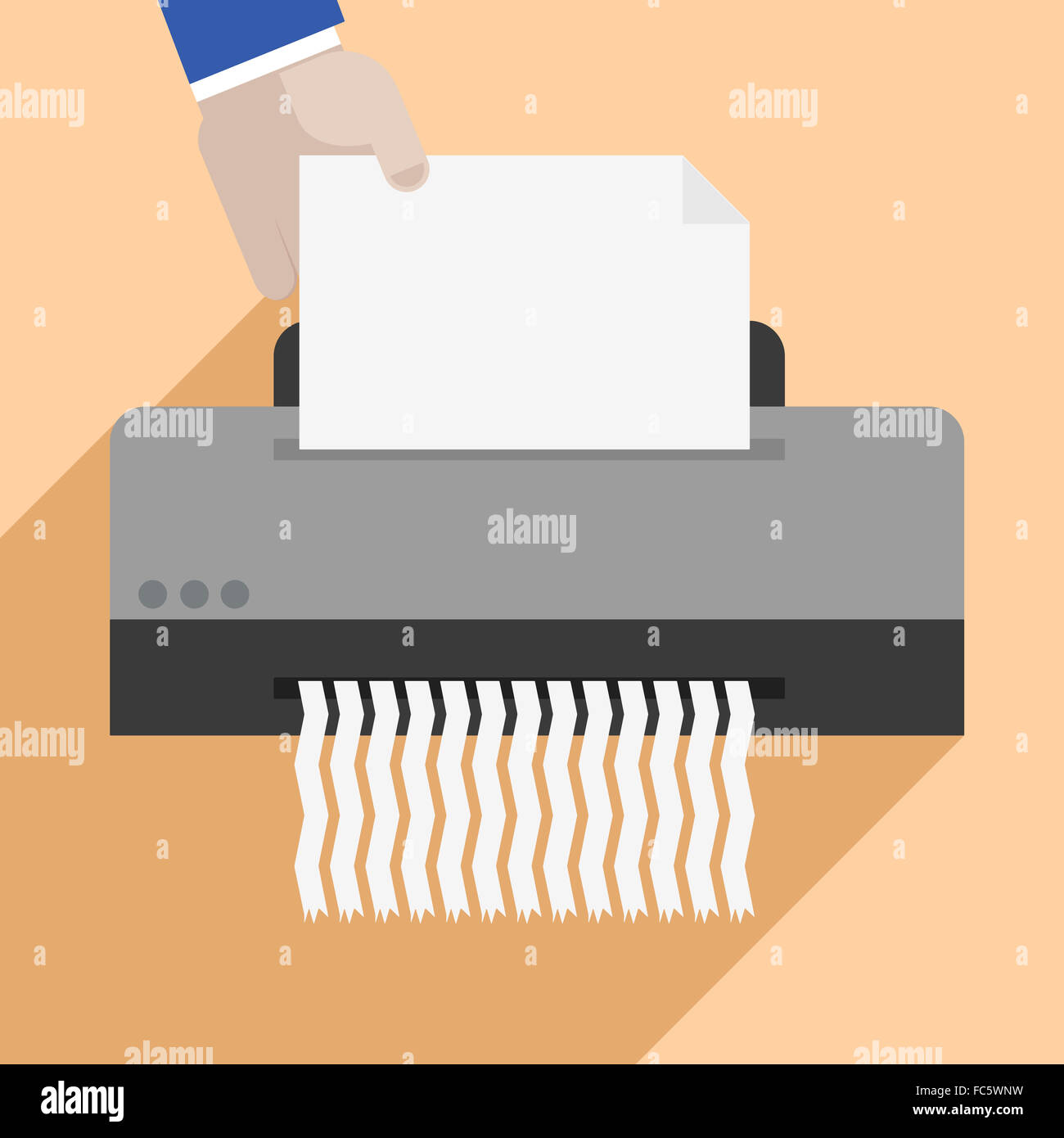 Paper shredding icon hi-res stock photography and images - Alamy