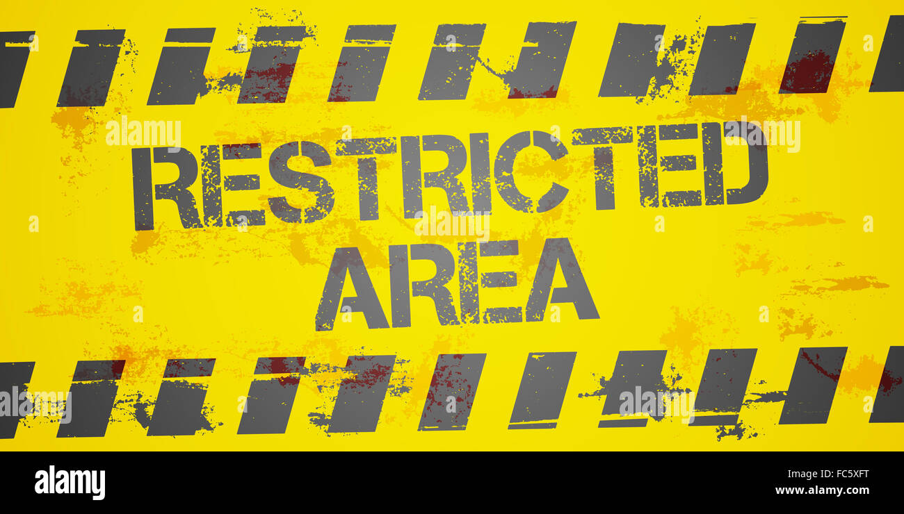 Danger restricted area hi-res stock photography and images - Alamy