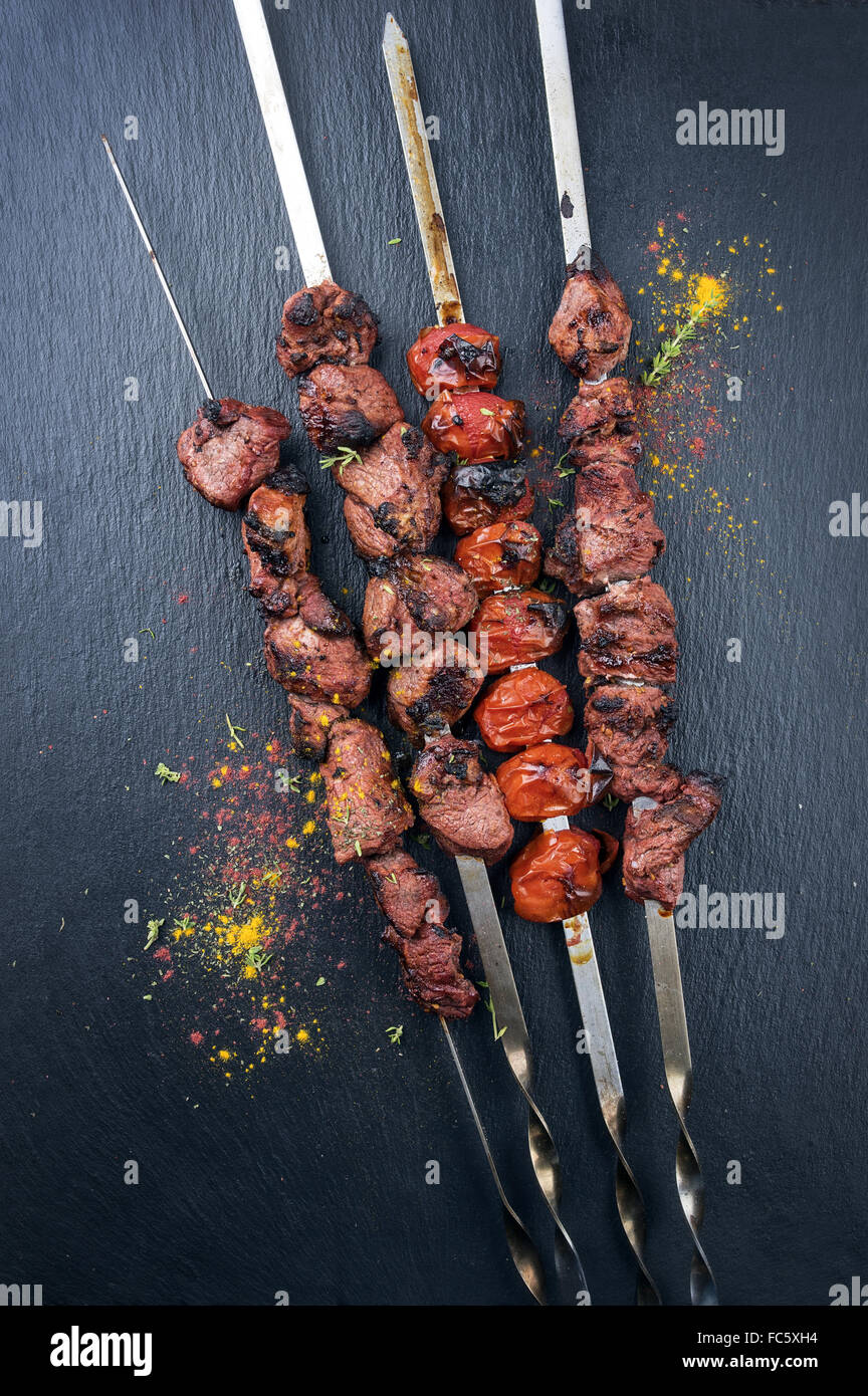 Schaschlik braten hi-res stock photography and images - Alamy