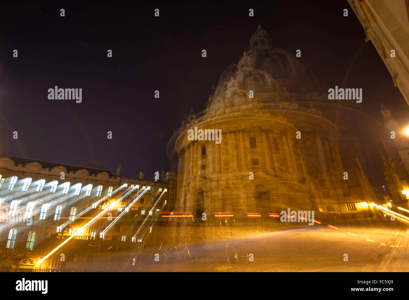 Oxford's Radcliffe Camera Ghosting Stock Photo - Alamy