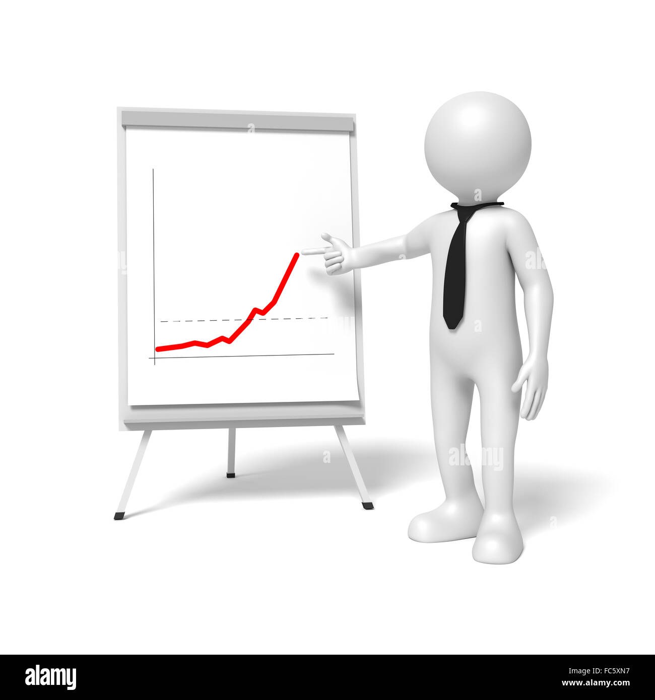 man flip chart Stock Photo - Alamy