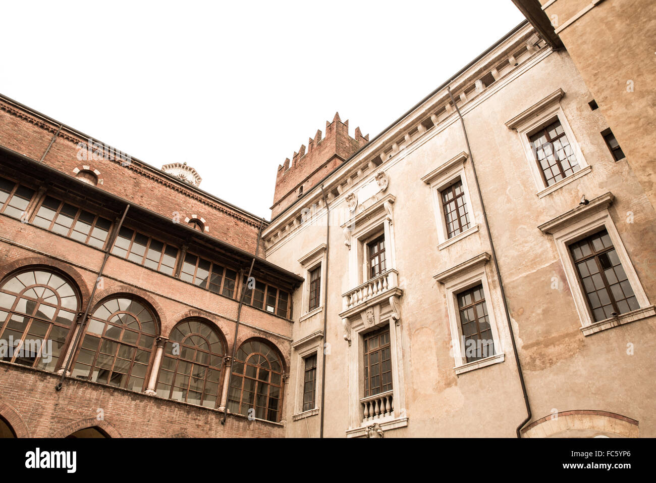 Historic architecture in Verona Stock Photo - Alamy