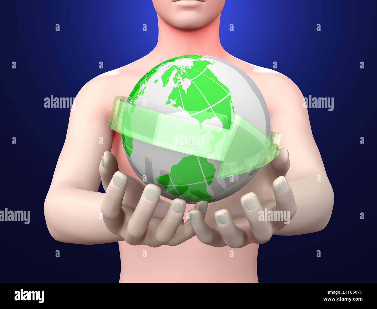 The world in your hands Stock Photo - Alamy