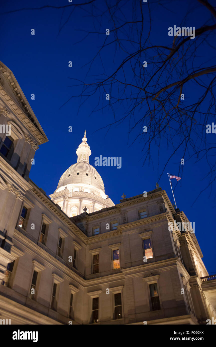 Michigan capitol building hi-res stock photography and images - Alamy