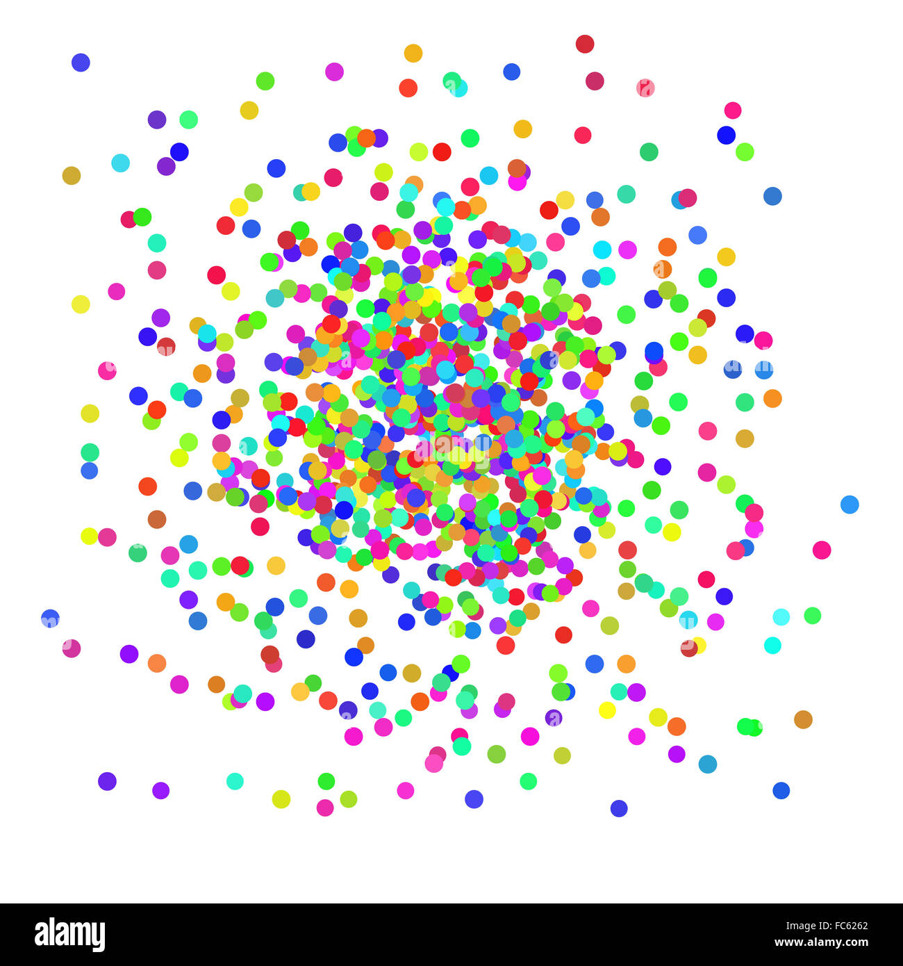 Flying confetti Cut Out Stock Images & Pictures - Alamy