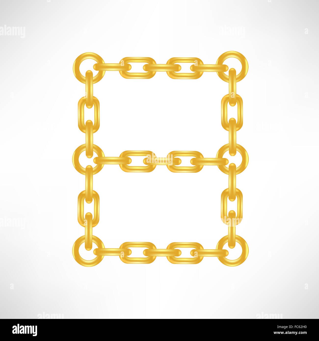 Gold Number 8 Stock Photo - Alamy