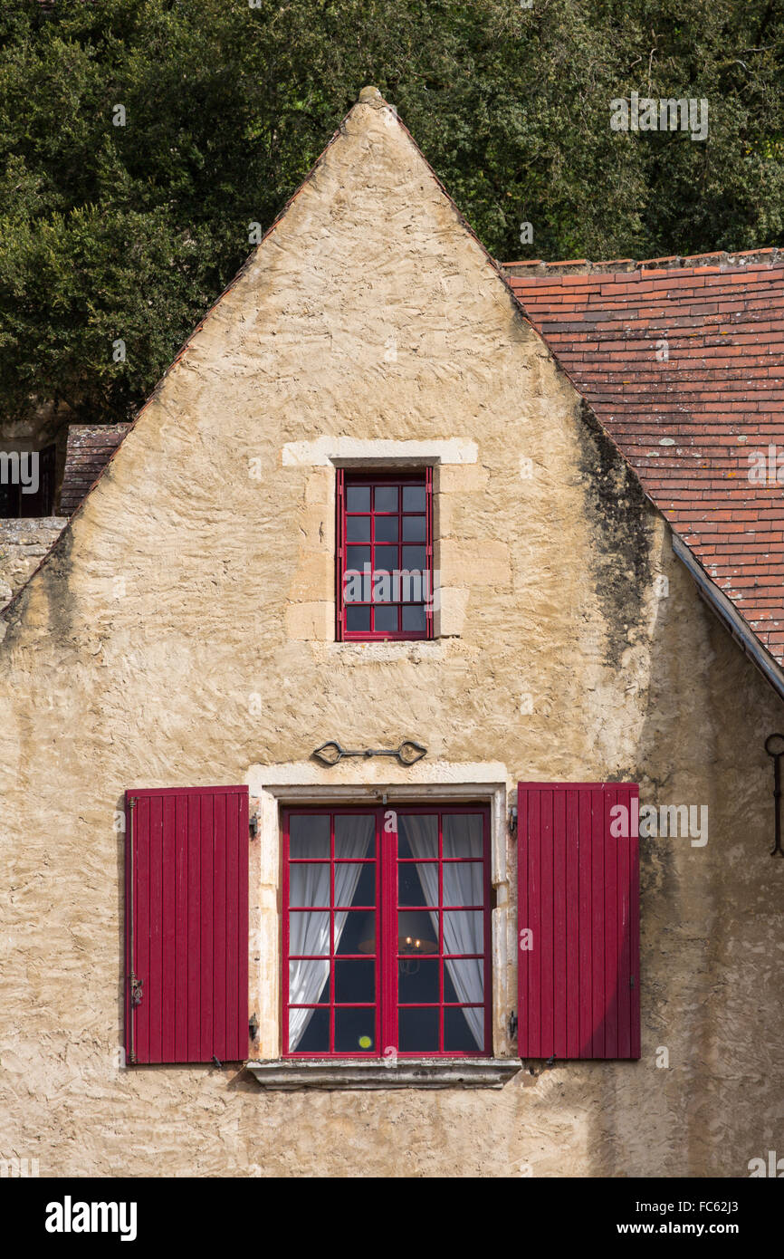 Le Roc Gageac village, Dordogne, France Stock Photo - Alamy