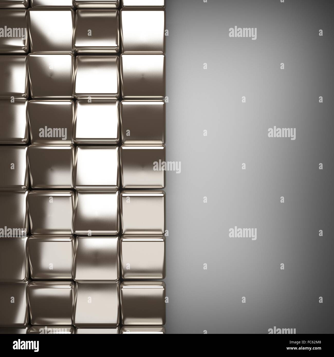polished metal element on gray background Stock Photo - Alamy